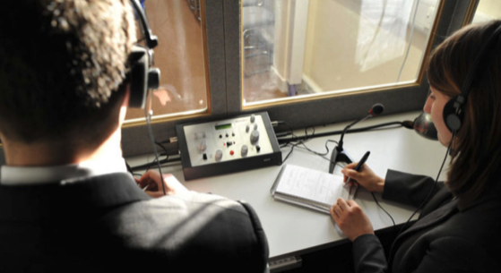 Why interpreters work in pairs